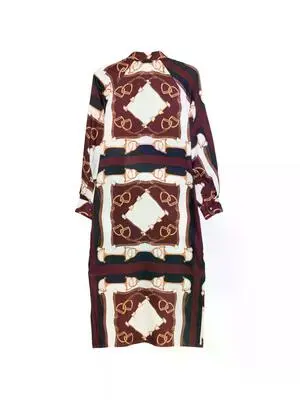 Ralph Lauren Printed Shirt Midi Dress