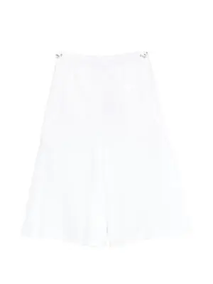 Max Mara Drawstring Wide-leg Trousers - White