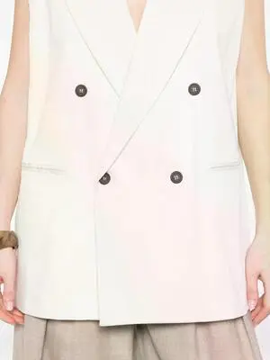 THE M.. Double-breasted Gilet