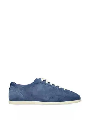Brunello Cucinelli Lace-up Leather Sneakers - Blue
