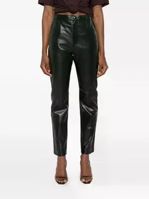 TWINSET Leather Trousers