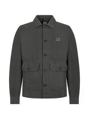 C.p. Company Logo Overshirts For Men