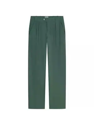 Closed Box Pleat Pants For Women