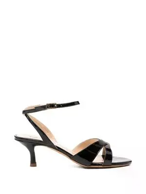 FABIO RUSCONI Crossover-strap Sandals - Black