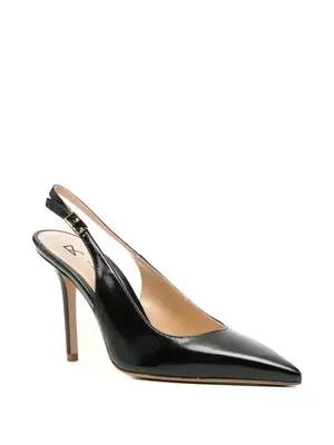FABIO RUSCONI Buckle-strap Pointed Toe Pumps - Black