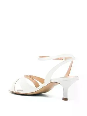 FABIO RUSCONI Criss-cross-strap Sandals - White