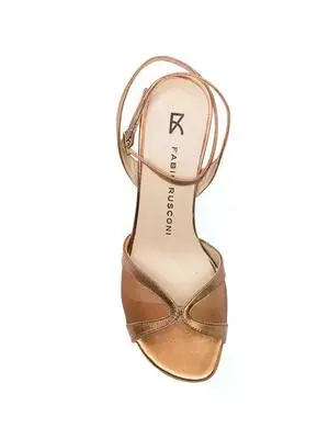 FABIO RUSCONI Ankle-strap High Heel Sandals - Brown