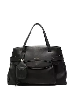 HIDESINS Leather Tote Bag - Black