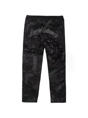 AAPE BY *A BATHING APE Camo Logo-tape Track Pants - Black