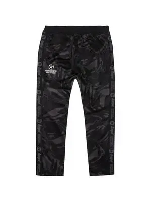 AAPE BY *A BATHING APE Camo Logo-tape Track Pants - Black