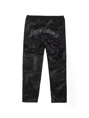 AAPE BY *A BATHING APE Camo Logo-tape Track Pants - Black