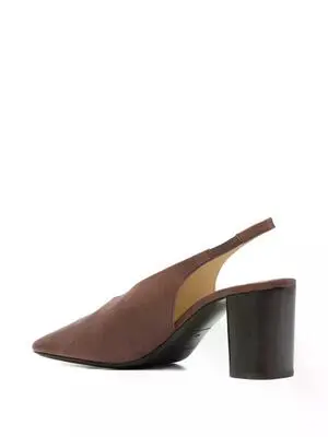 LEMAIRE Glove Slingback Pumps With 80mm Block Heel