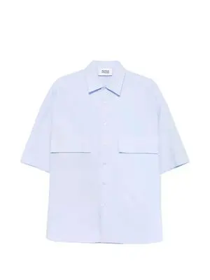 Alpha Studio Flap-pocket Shirt - Blue