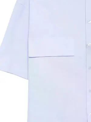 Alpha Studio Flap-pocket Shirt - Blue
