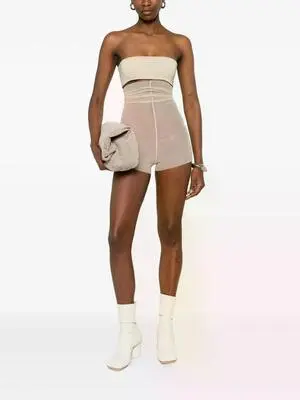 Rick Owens High-waisted Stretch Shorts