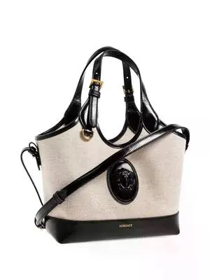 Versace Rivière Small Canvas Tote