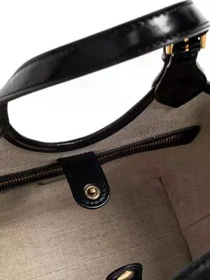 Versace Rivière Small Canvas Tote