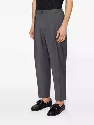 BRIGLIA 1949 Portobellos Pleated Trousers - Grey