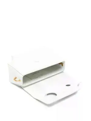 Off-White Burrow 24 Leather Shoulder Bag - White