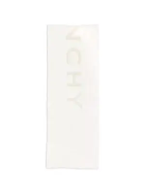 Givenchy Monogram Intarsia-knit Scarf - Neutrals