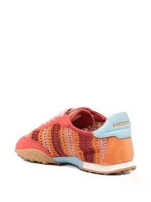 HOFF Striped Panelled Sneakers - Orange