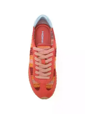 HOFF Striped Panelled Sneakers - Orange