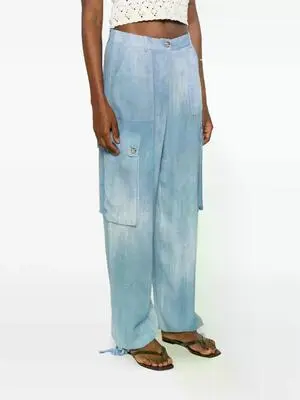 ERMANNO FIRENZE Cargo-pocket Tie Trousers