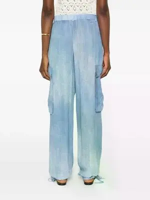 ERMANNO FIRENZE Cargo-pocket Tie Trousers