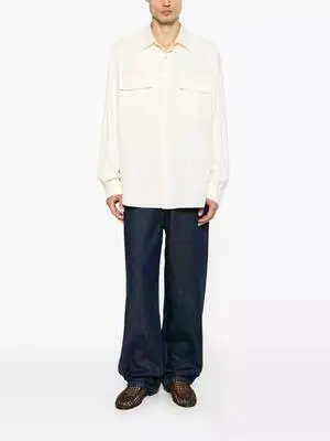 THE ROW Piou Pocket Shirt - Neutrals