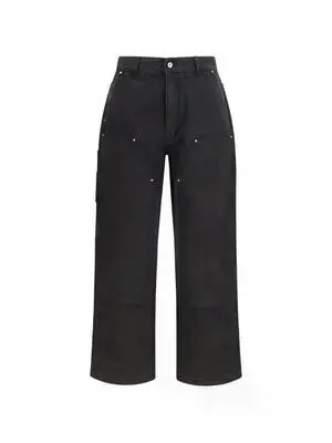Represent Black Wash Pants For Men