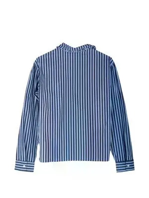 Polo Ralph Lauren Ruffled Striped Pajama Set