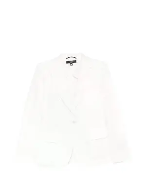 Max Mara Single-breasted Blazer - White