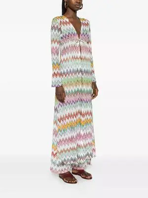 Missoni Zigzag Beach Cover-up - White