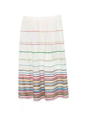 Paul Smith Striped Midi Skirt