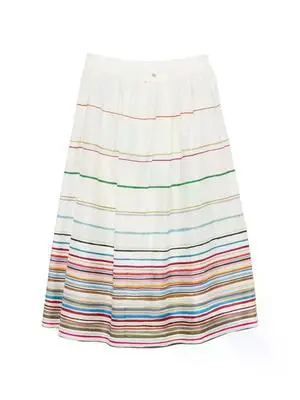 Paul Smith Striped Midi Skirt
