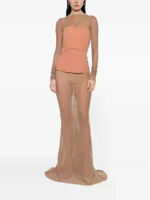 Rick Owens Bustier Leather Top