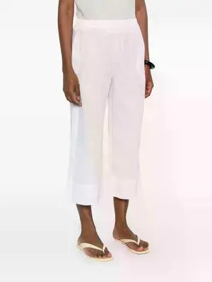XACUS Elasticated Waist Trousers - White