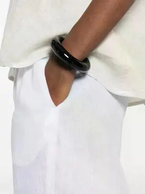 XACUS Elasticated Waist Trousers - White