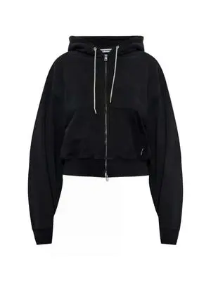 Alexander Wang Zip-up Hoodie - Black