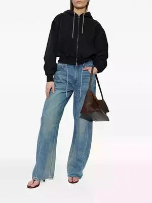 Alexander Wang Zip-up Hoodie - Black