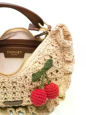 TWINSET Cherry-detail Tote Bag