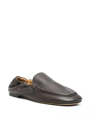 ODISSI Juno Round-toe Loafers - Brown