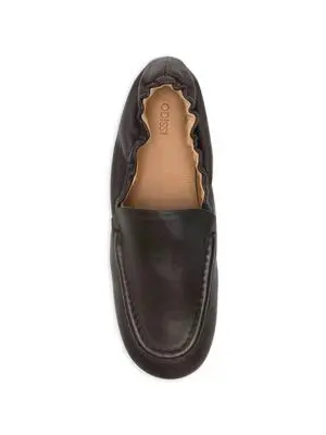 ODISSI Juno Round-toe Loafers - Brown