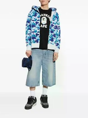 A BATHING APE Camouflage-print Hoodie