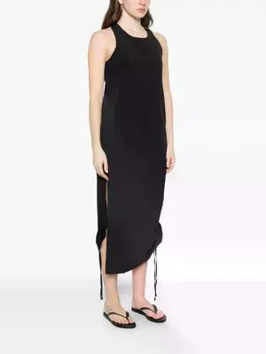 Y3 X Yohju Yamamoto Racer Cinch Sleeveless Midi Dress