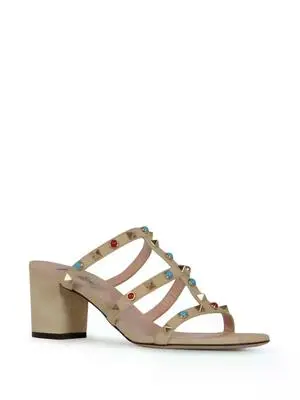 Valentino Garavani Stud-embellished Strappy Heeled Sandals