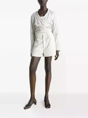 LEMAIRE Cotton Twill Mini Shorts