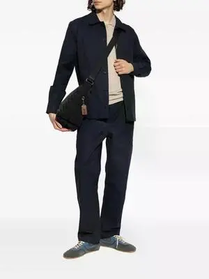 SAMSOE SAMSOE Elasticated-waist Trousers - Blue