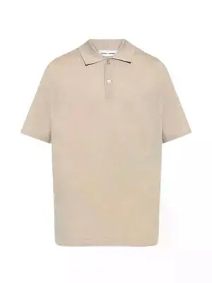 SAMSOE SAMSOE Wool Polo Shirt - Neutrals