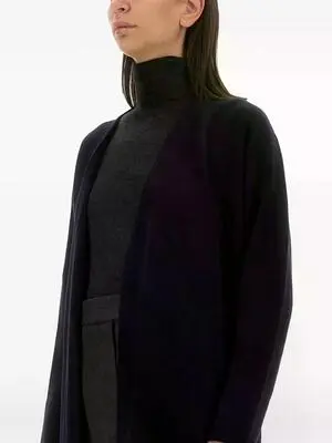Max Mara Belted Jersey Coat - Blue